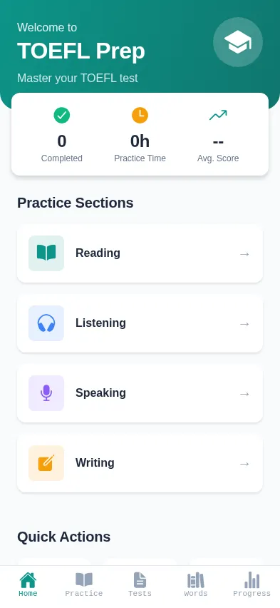 TOEFL Prep Android App
