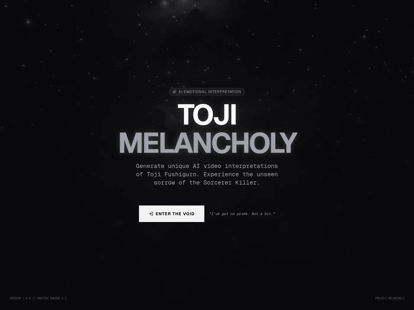 Toji Sad Mood Video