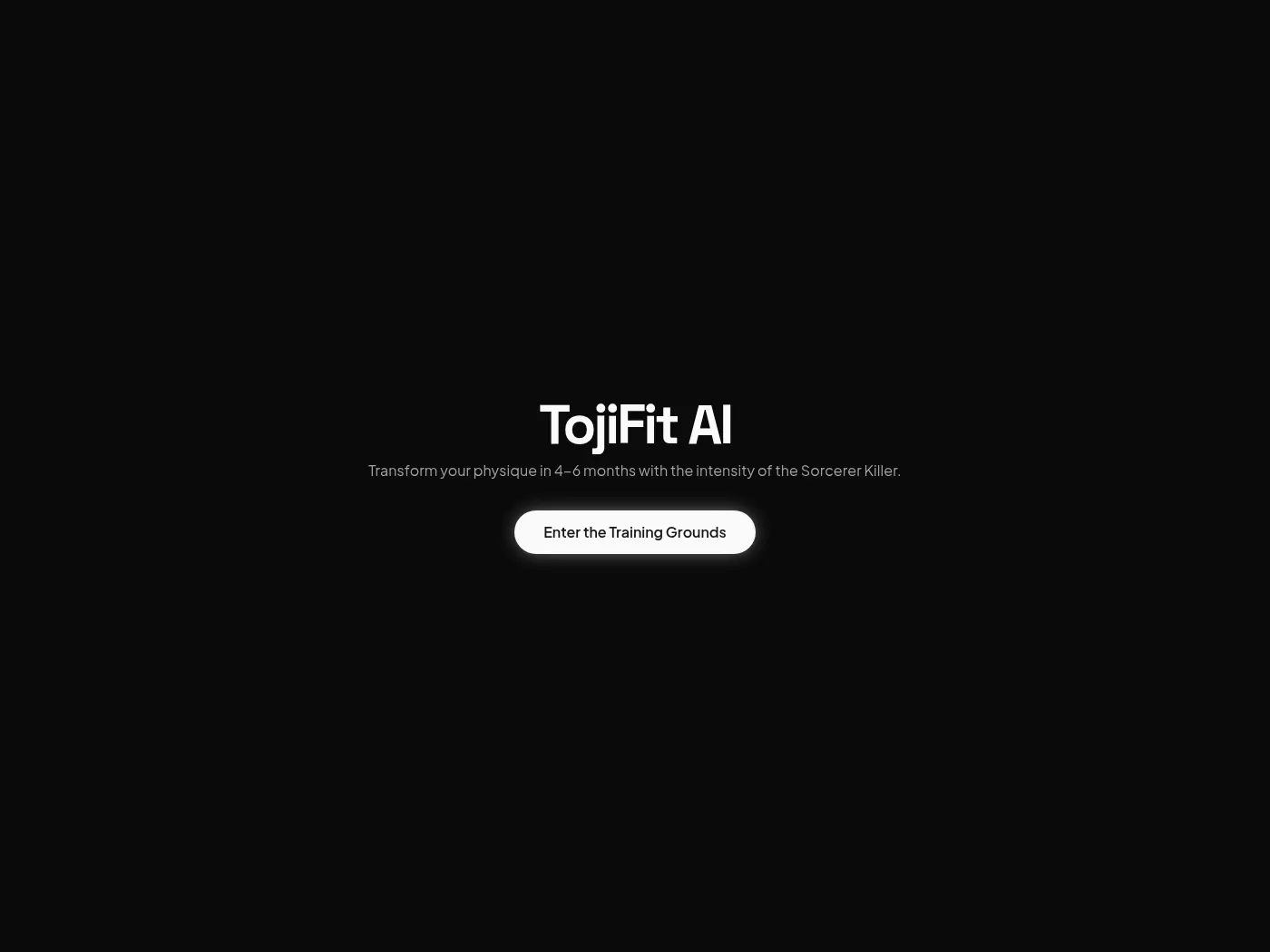 TojiFit AI Coach