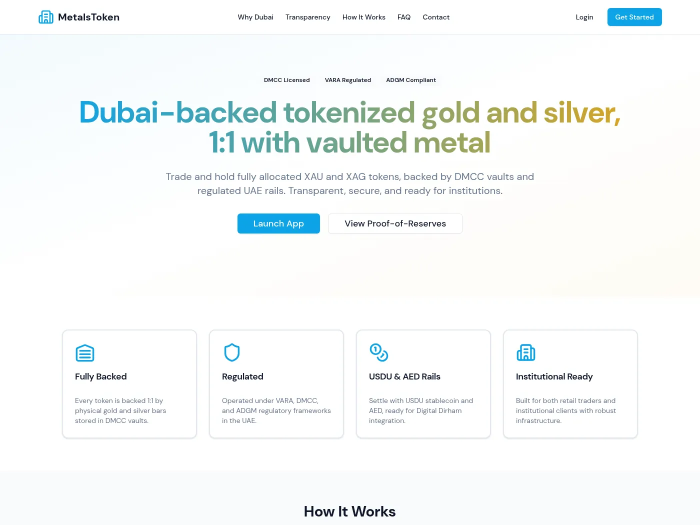 Tokenized Metals Platform