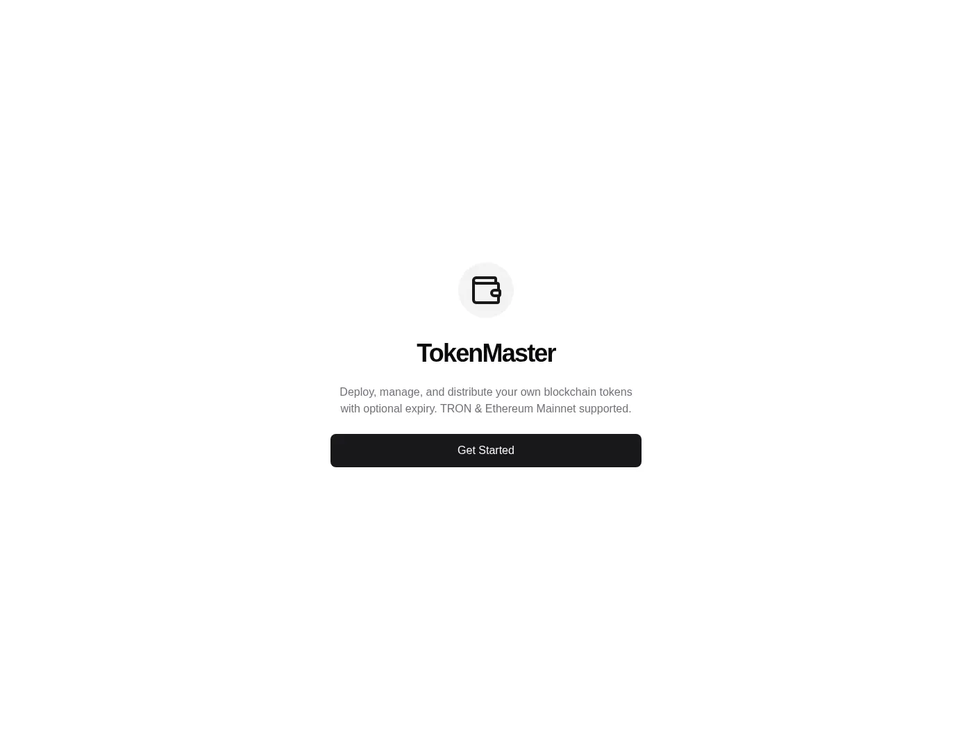 TokenMaster Web App