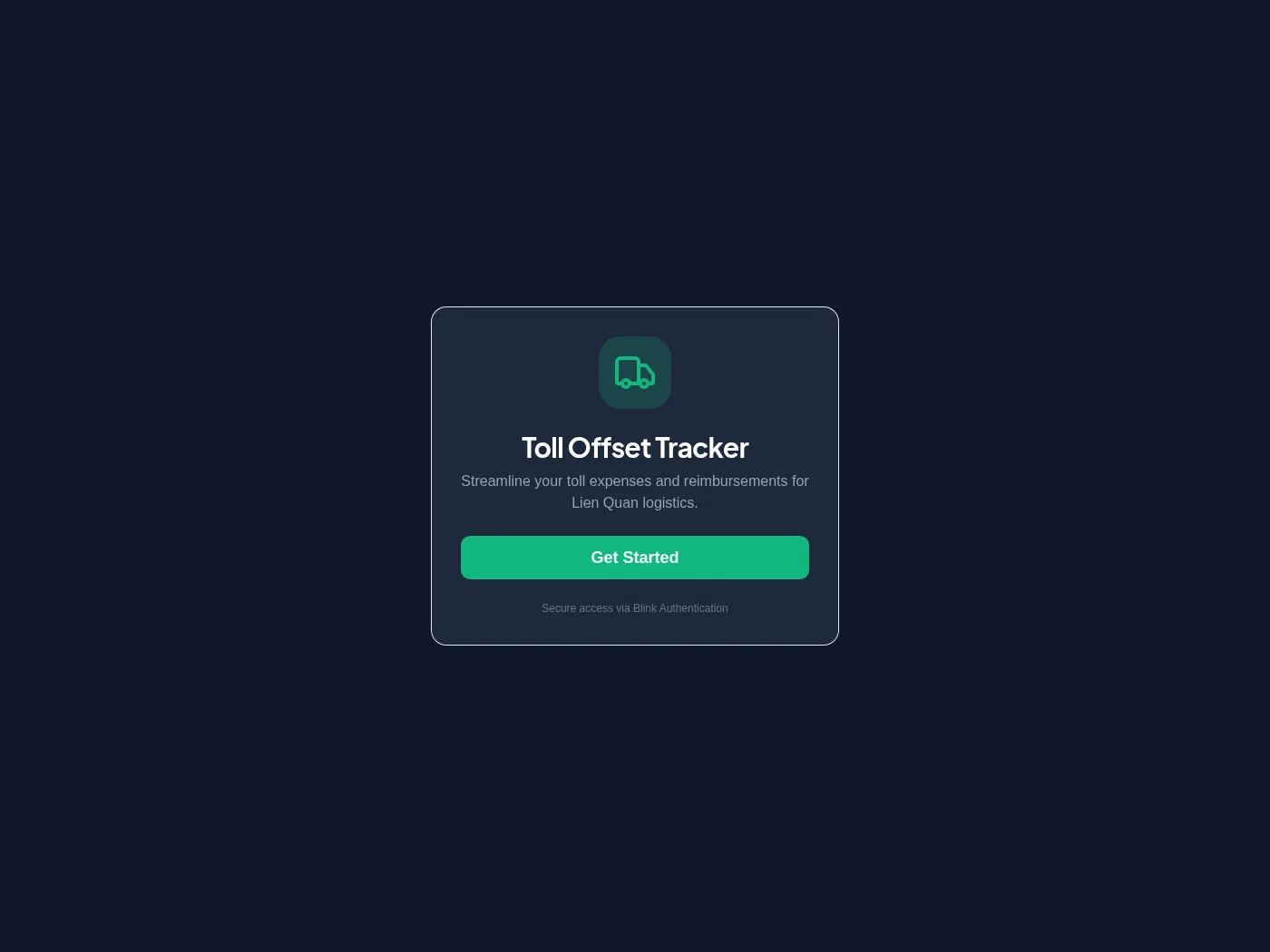 Toll Offset Tracker