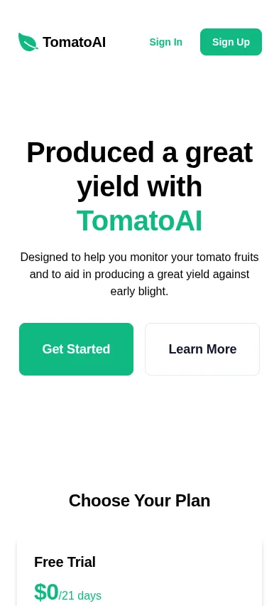 Tomato AI Disease App