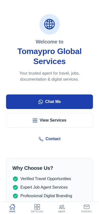 Tomaypro Services Hub
