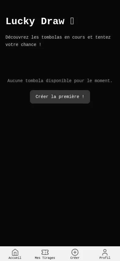 Lucky Draw App