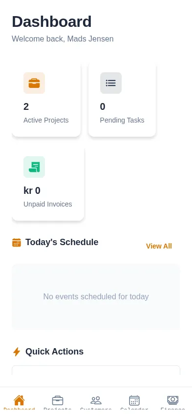 TømrerPro App