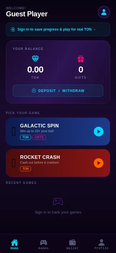 TON Spin & Win