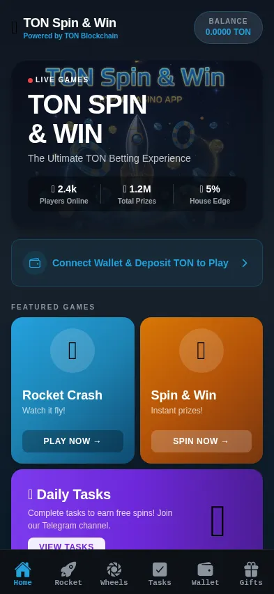 Ton Spin & Win bot