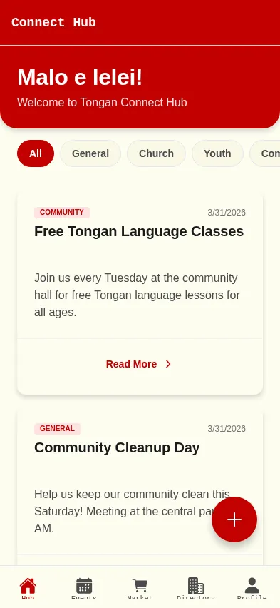 Tongan Connect Hub