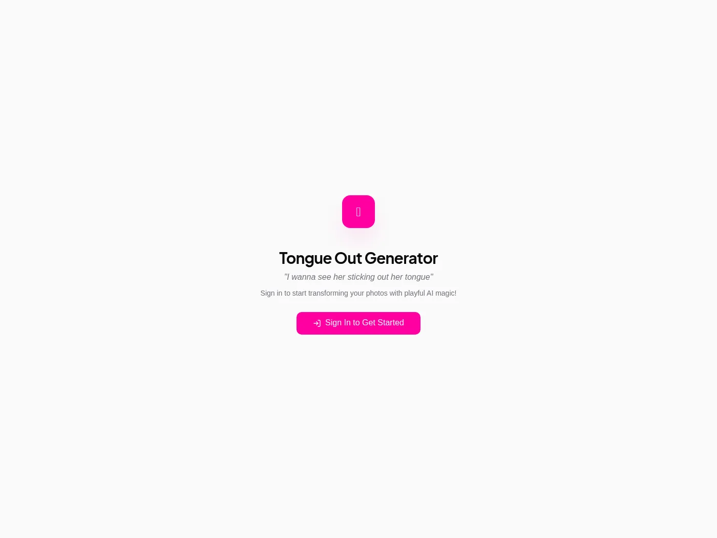 Tongue Out Generator