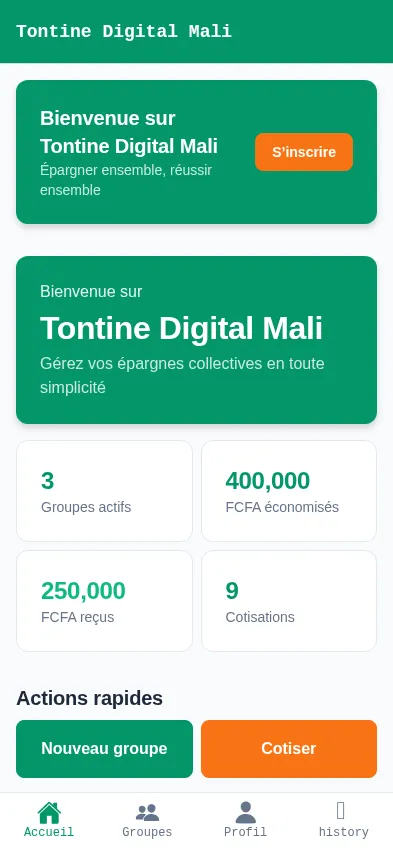 Tontine Digital Mali