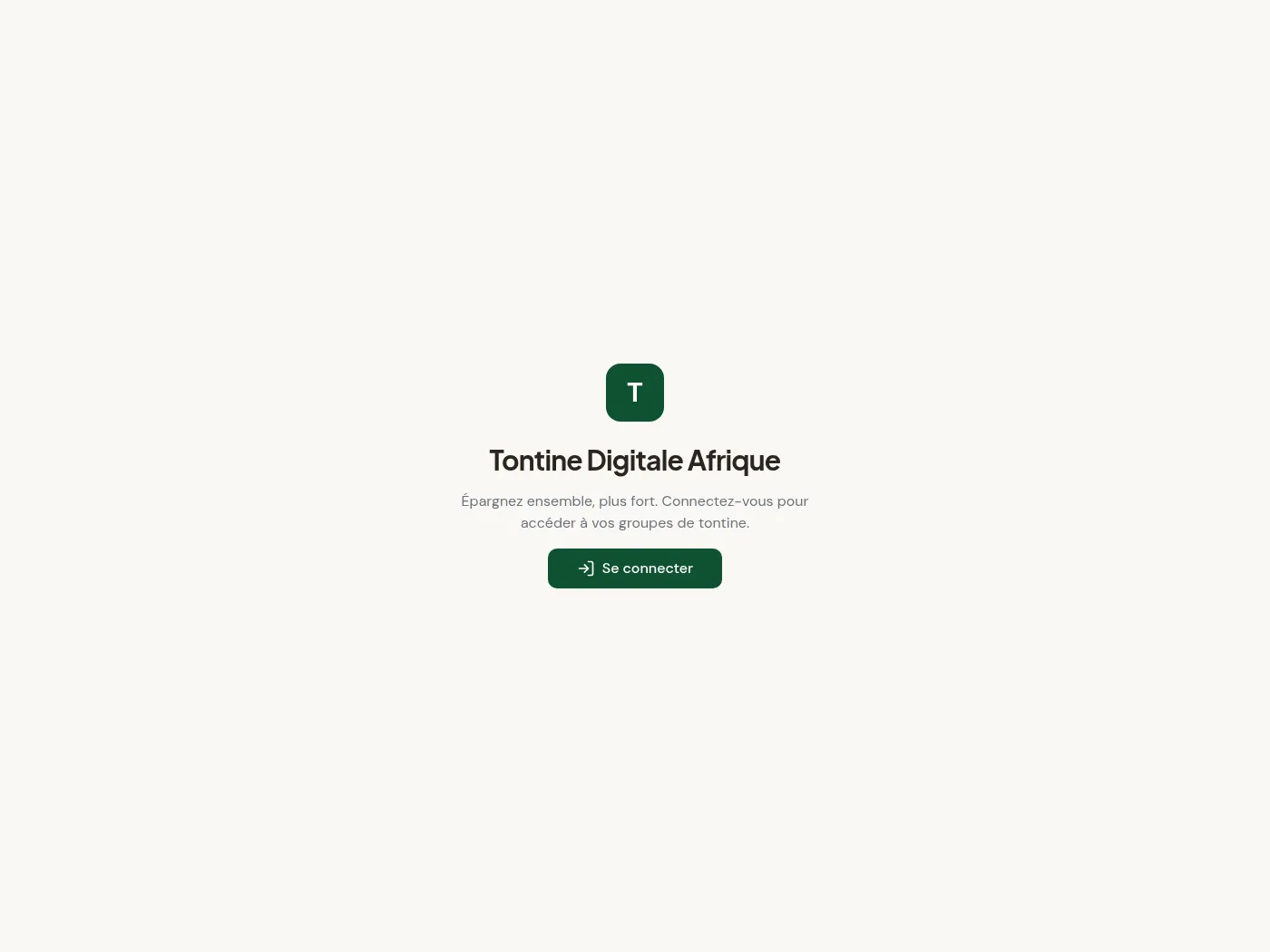 Tontine Digitale Afrique