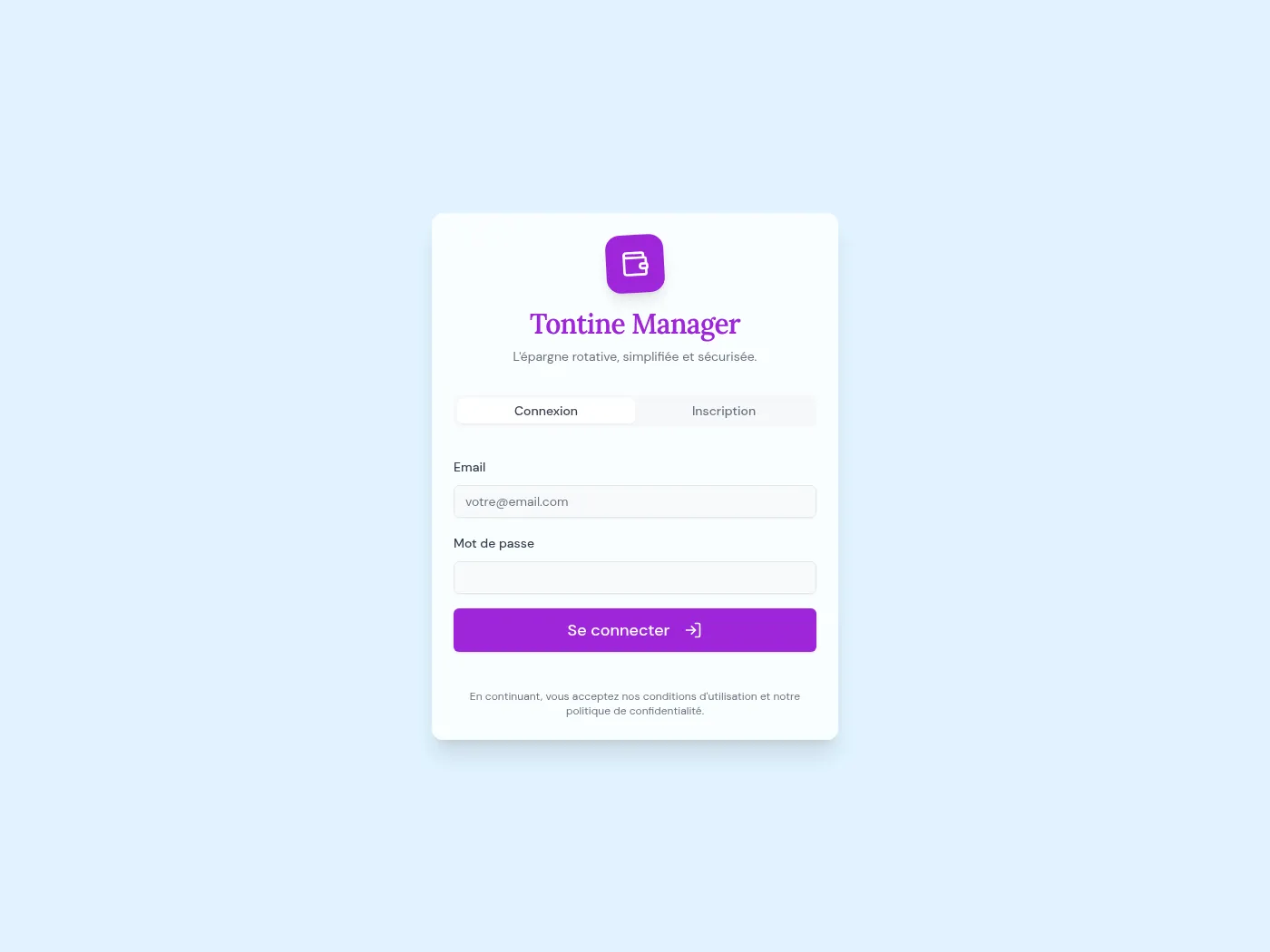 Tontine Manager PWA