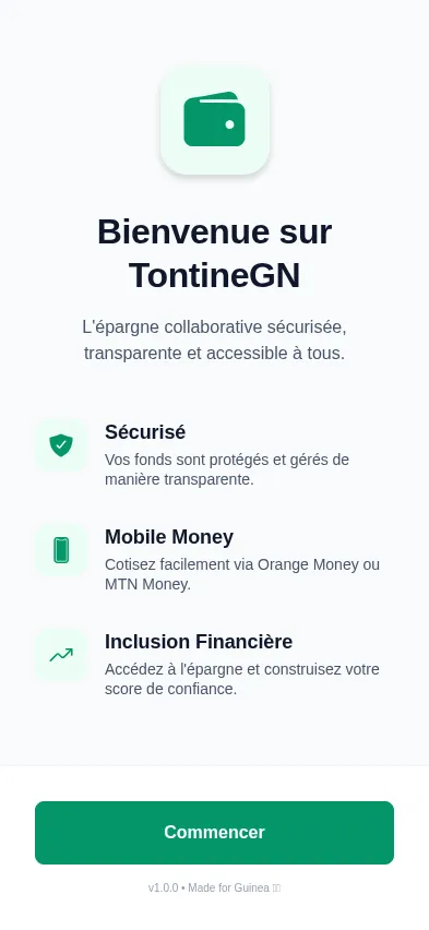 Tontine Mobile Platform