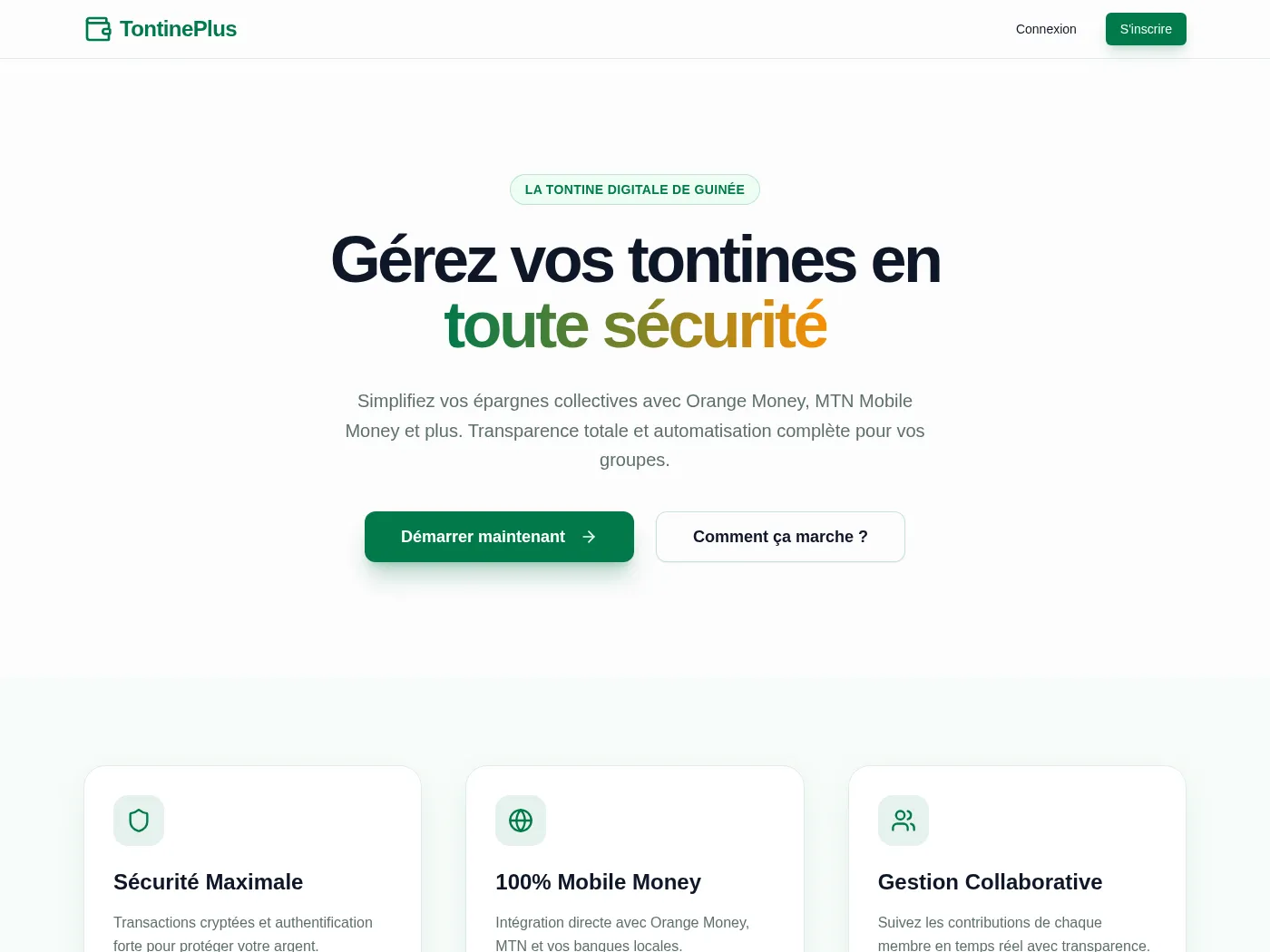 Tontine Plus Guinea