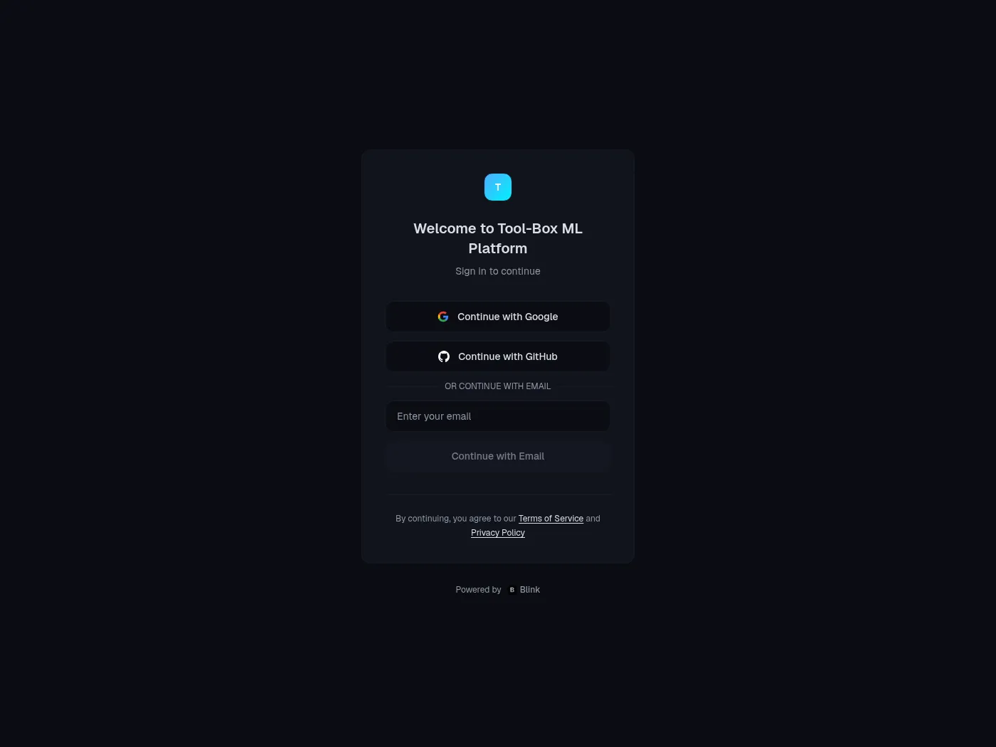 Tool-Box ML Platform