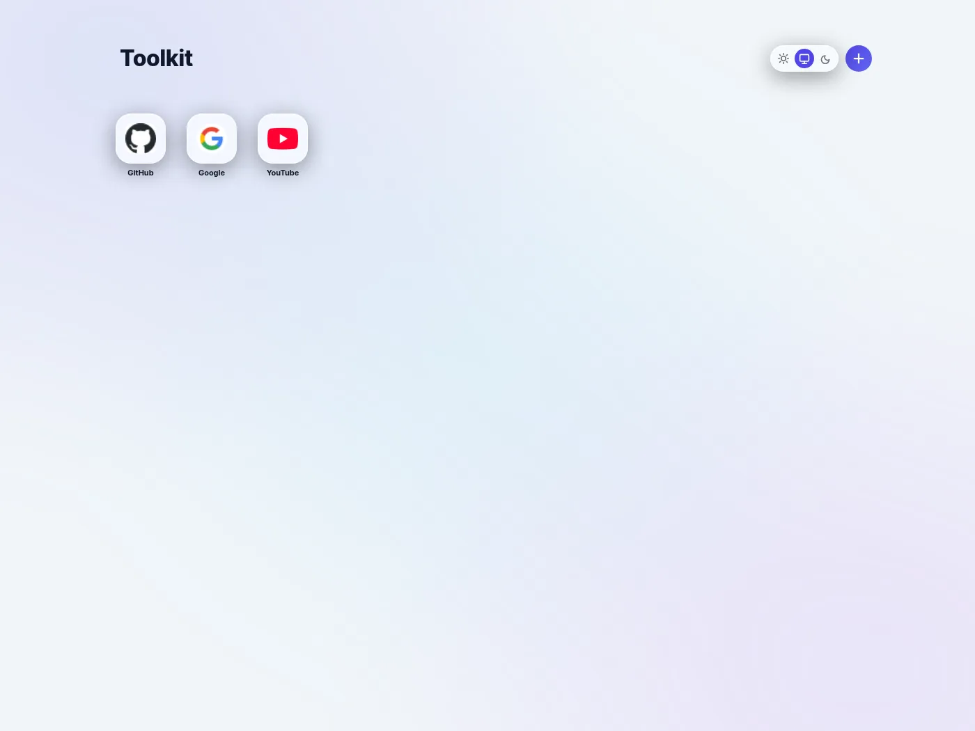 Toolkit Web Launcher