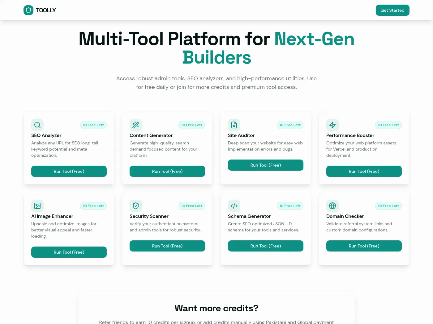 Toolly Auth Platform