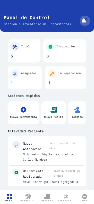 ToolManager App