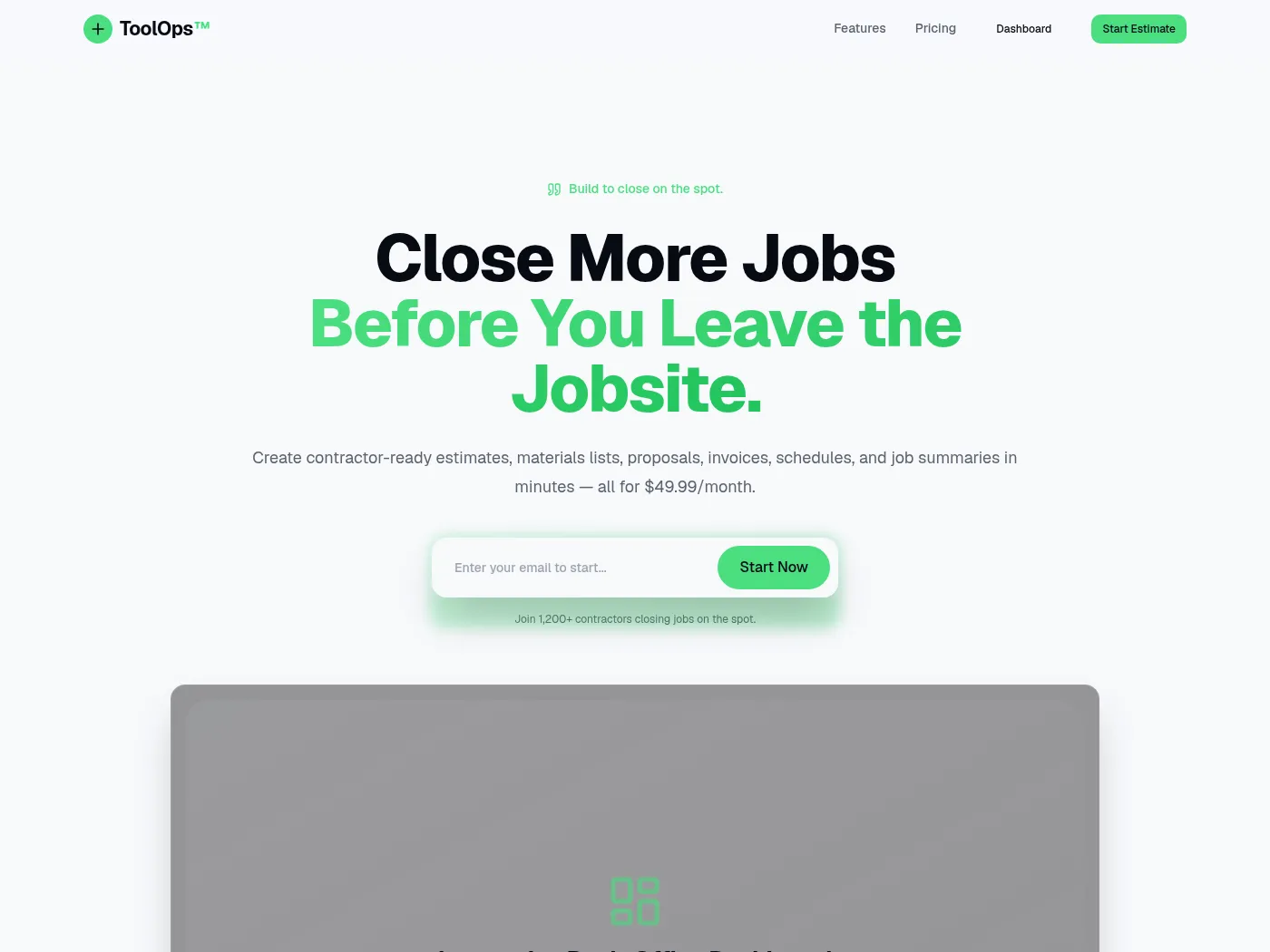 ToolOps Contractor SaaS