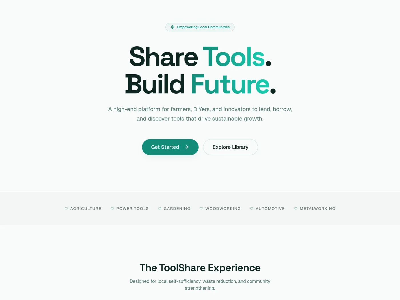ToolShare Community Platform