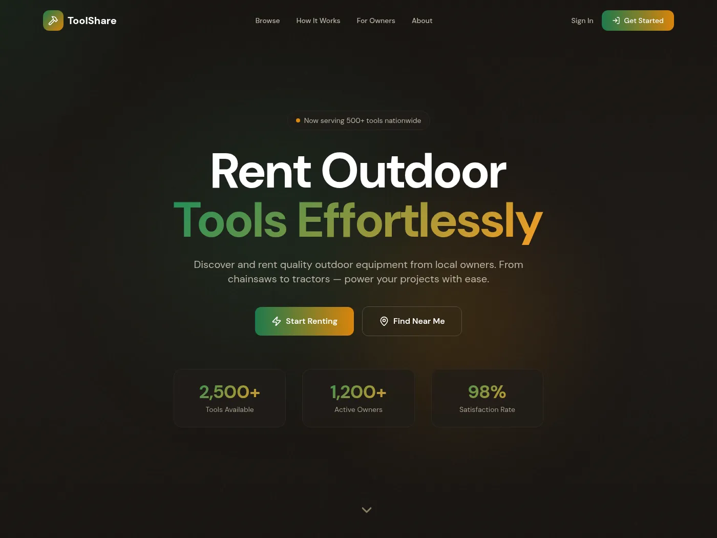 ToolShare Online Portal