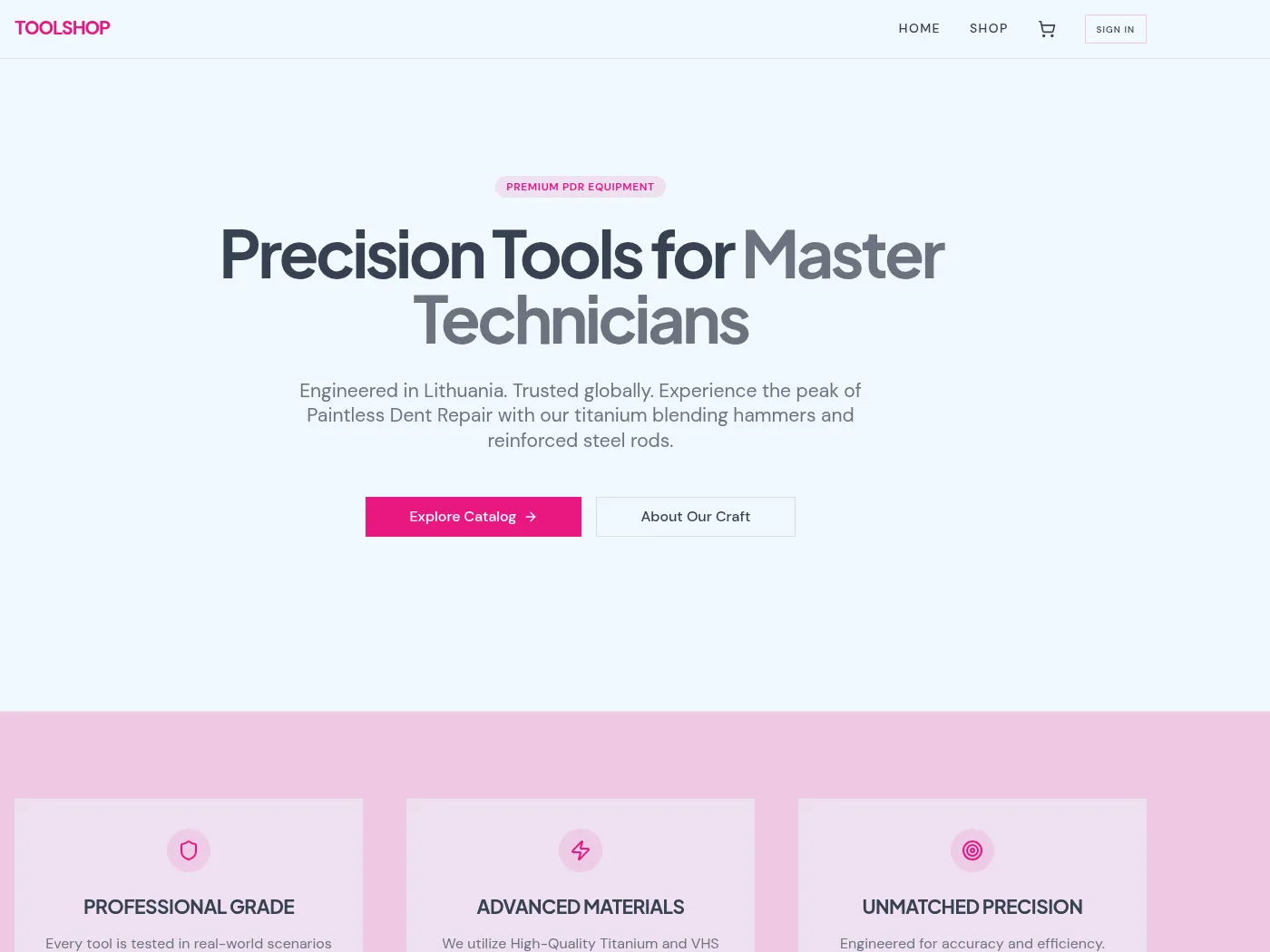 ToolShop E-Commerce