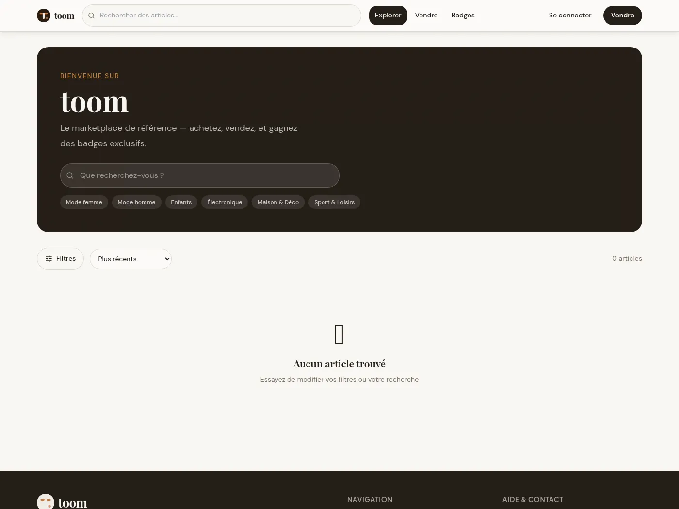 Toom Marketplace