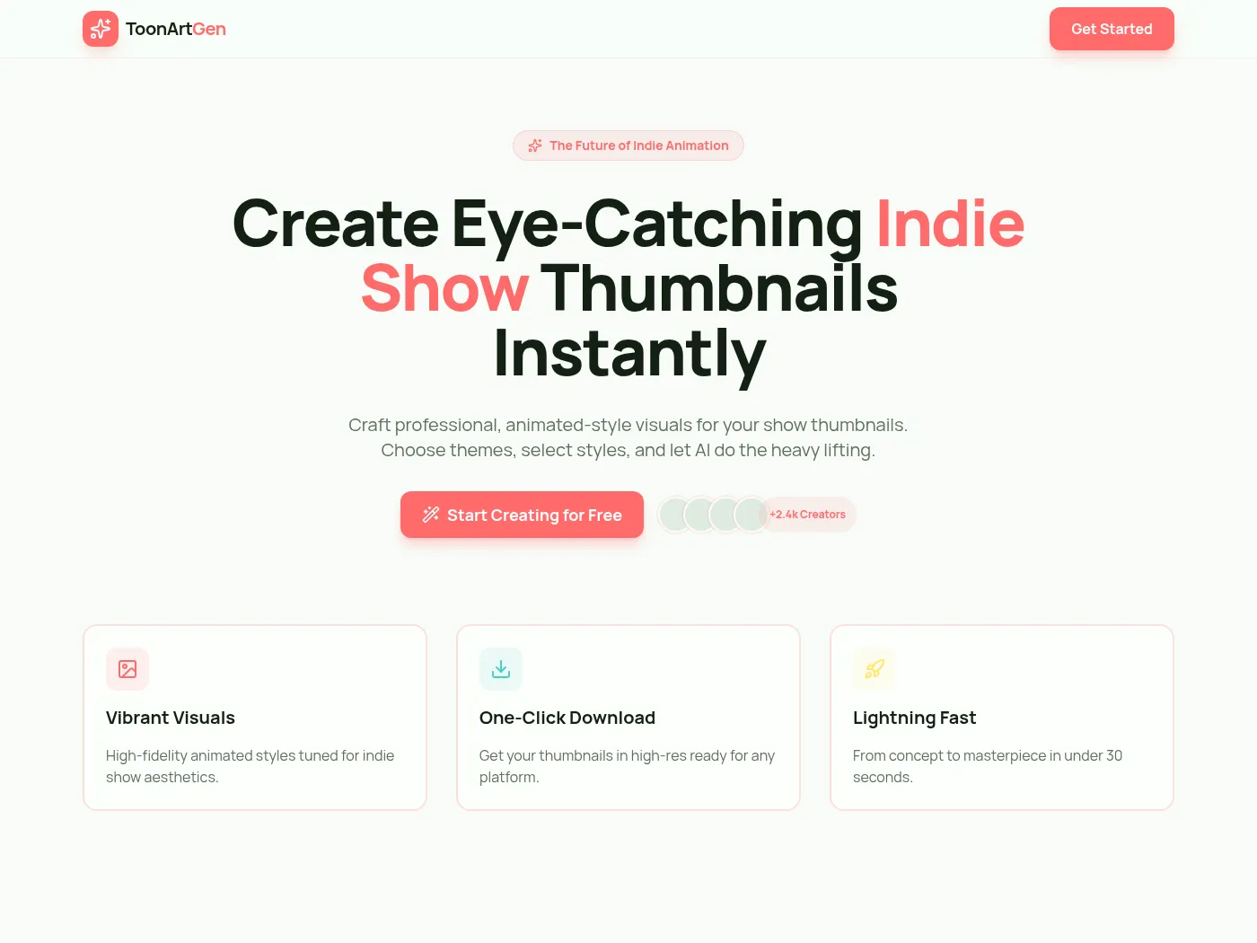 Indie ToonArt Generator