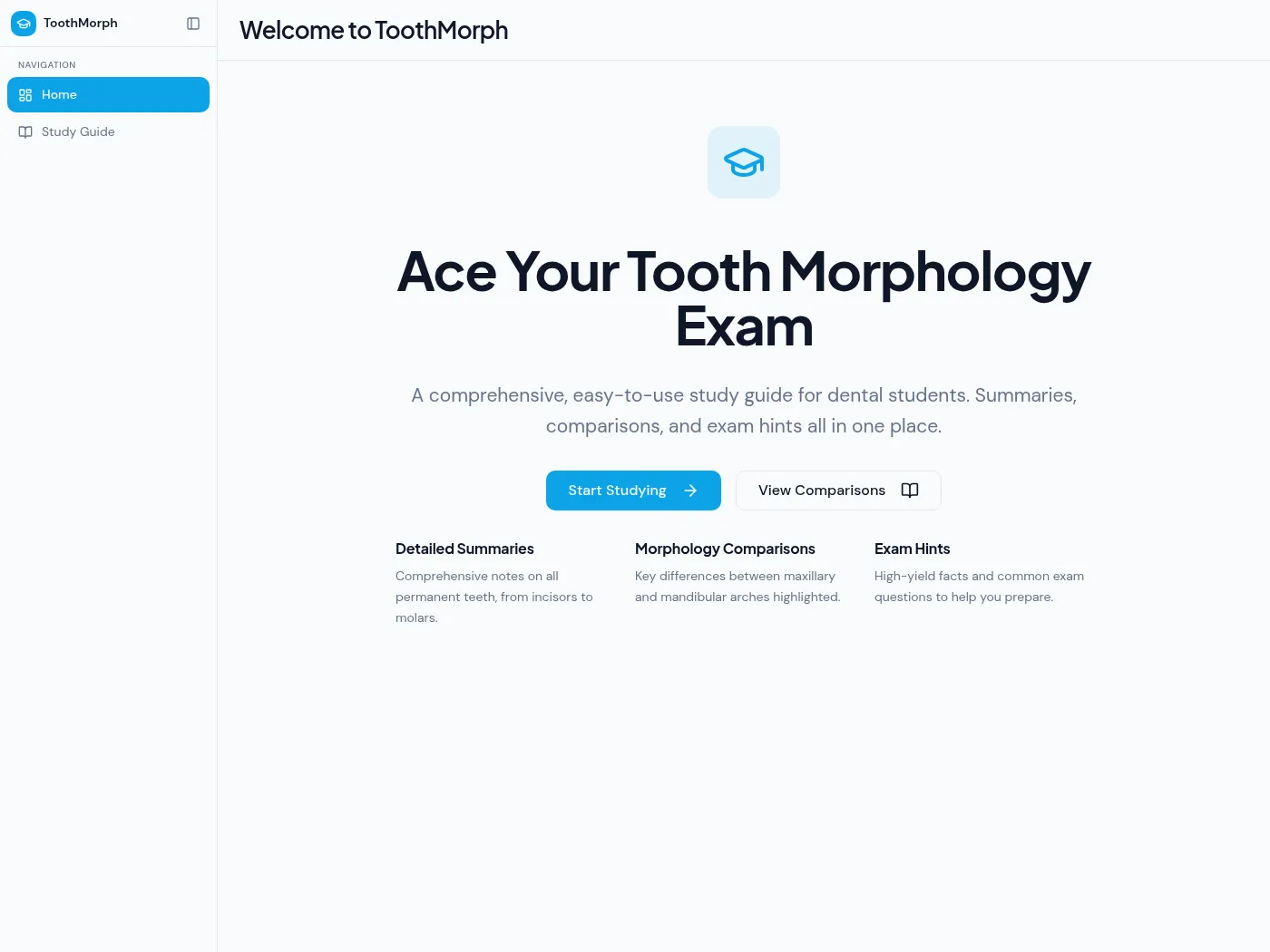 ToothMorph Study Guide