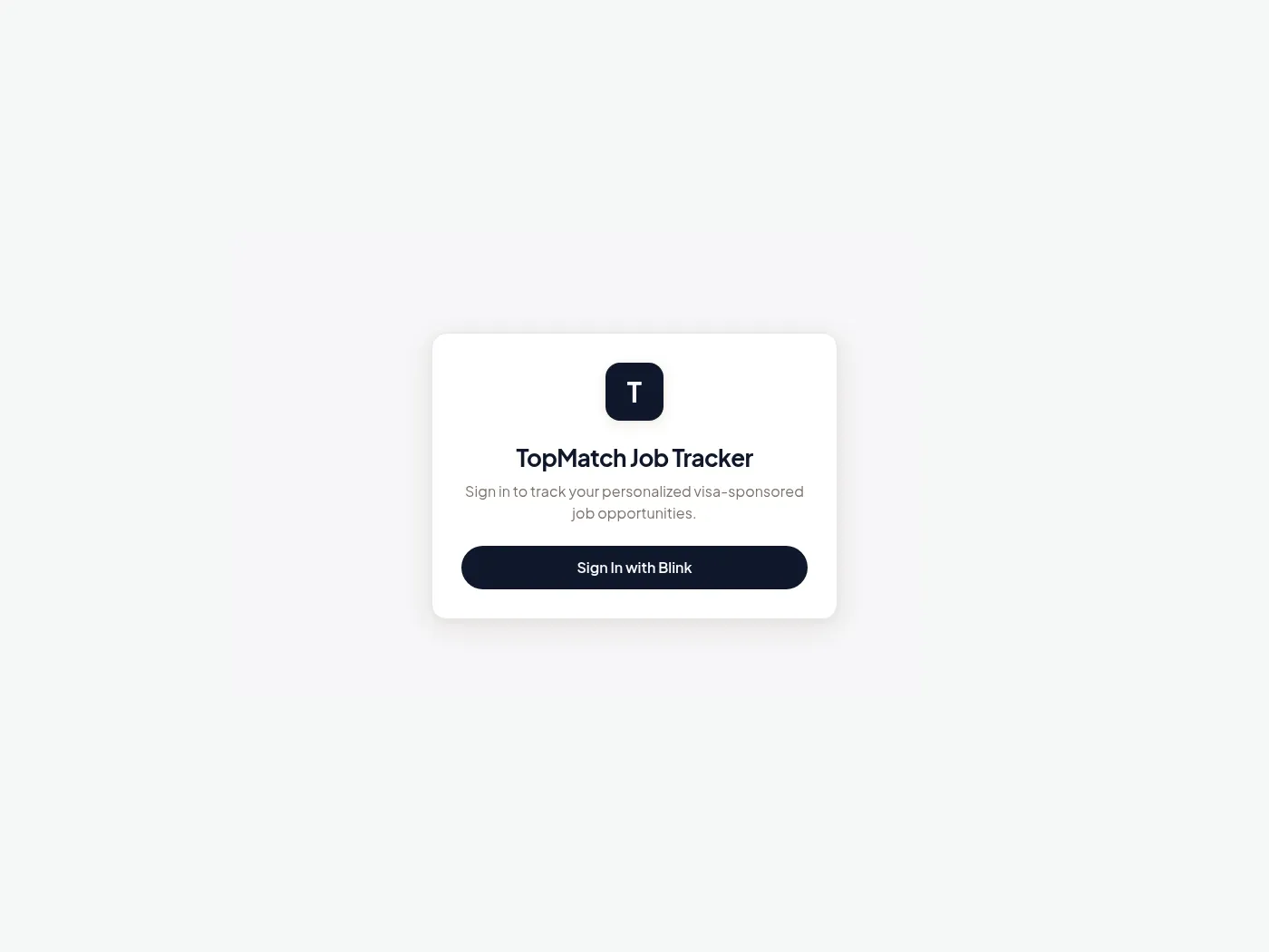 TopMatch Job Tracker