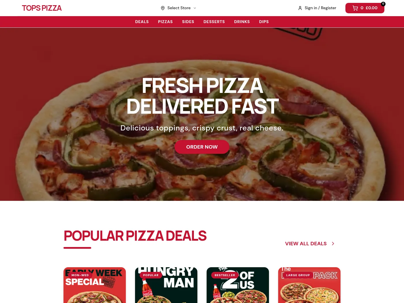 Tops Pizza Clone