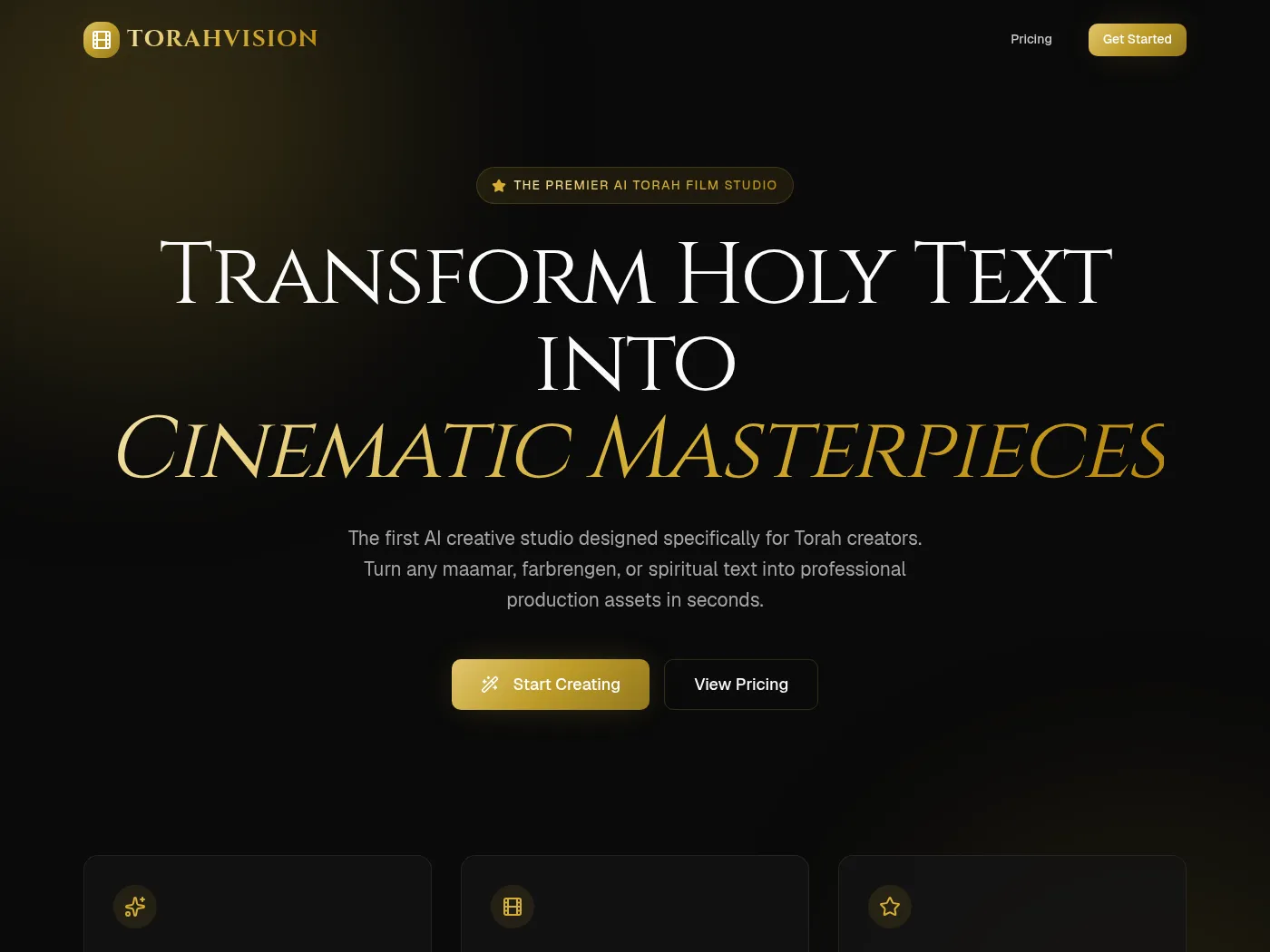 TorahVision AI Studio