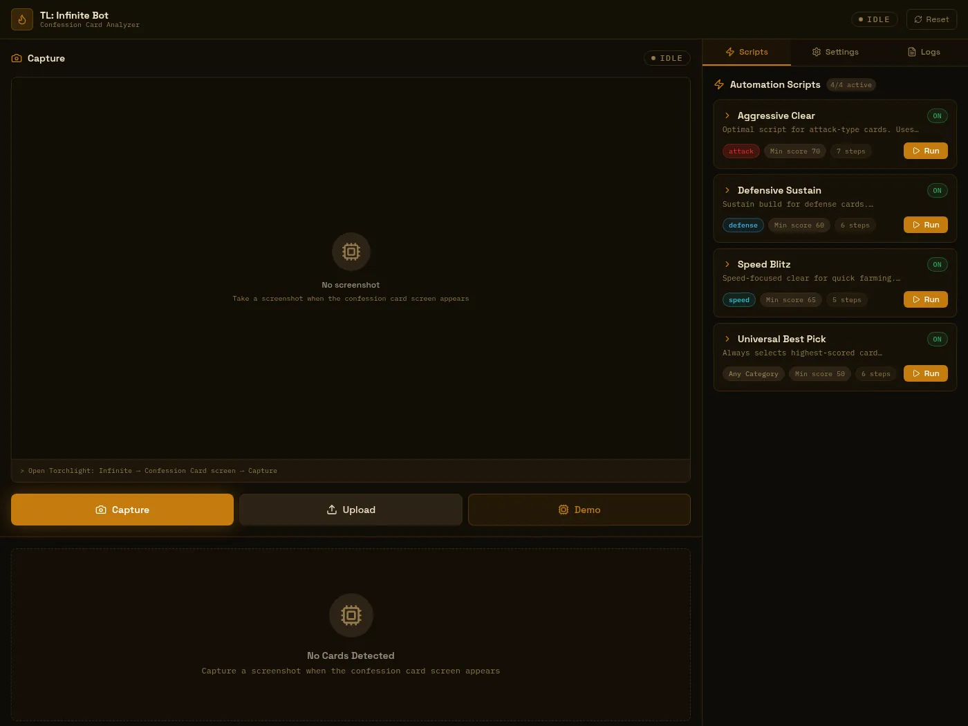 Torchlight Card Bot