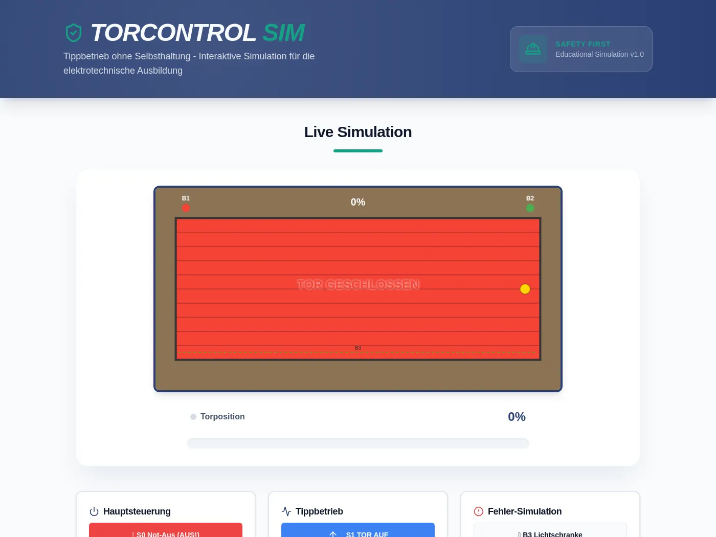 TorControl Sim Web