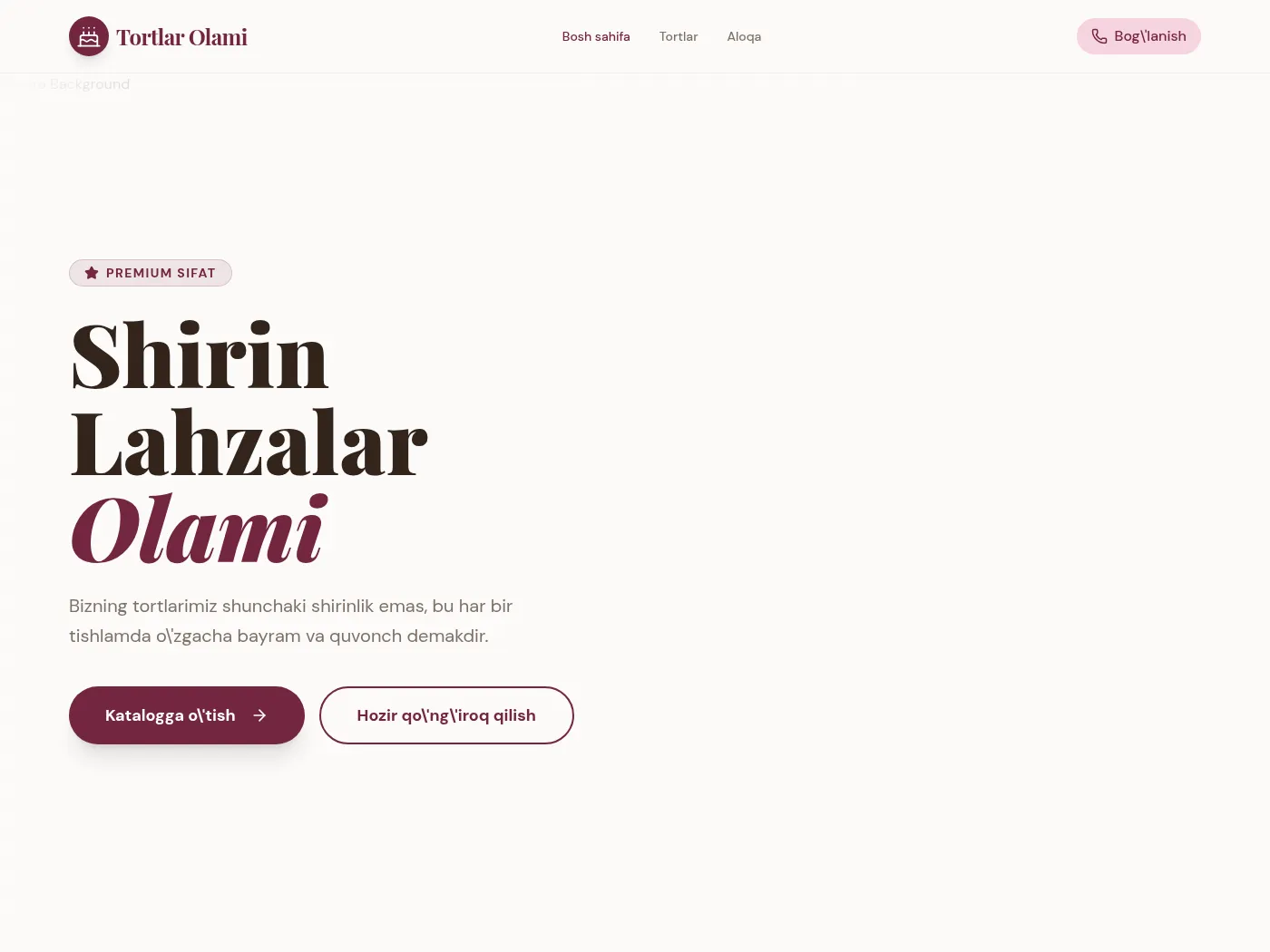 Tortlar Olami Premium Shop