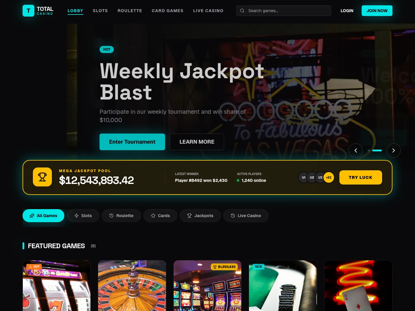 TotalCasino Clone