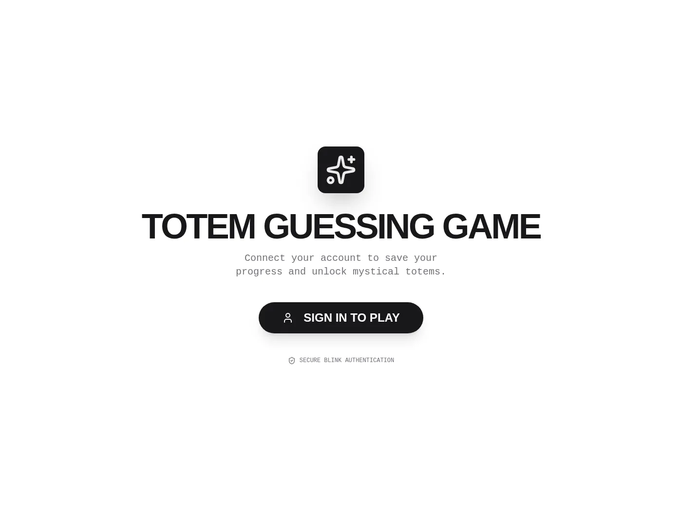 Totem Guessing Game