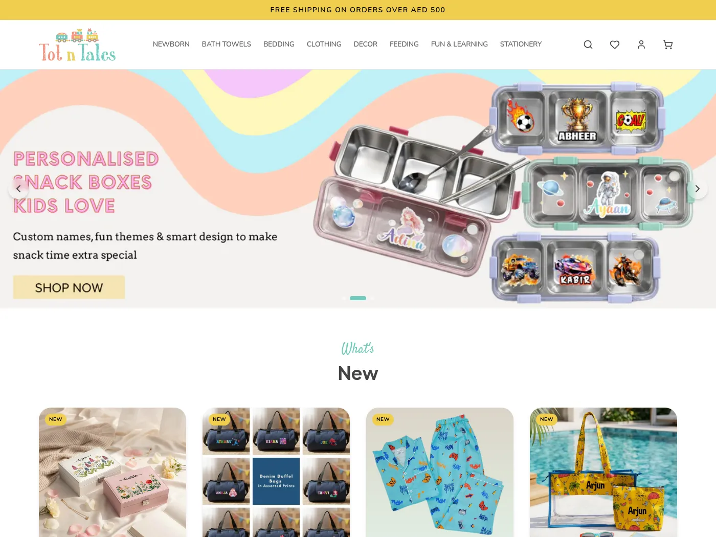 TotnTales Shopify Clone
