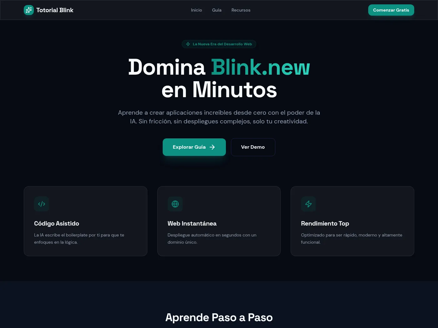 Totorial Blink Español