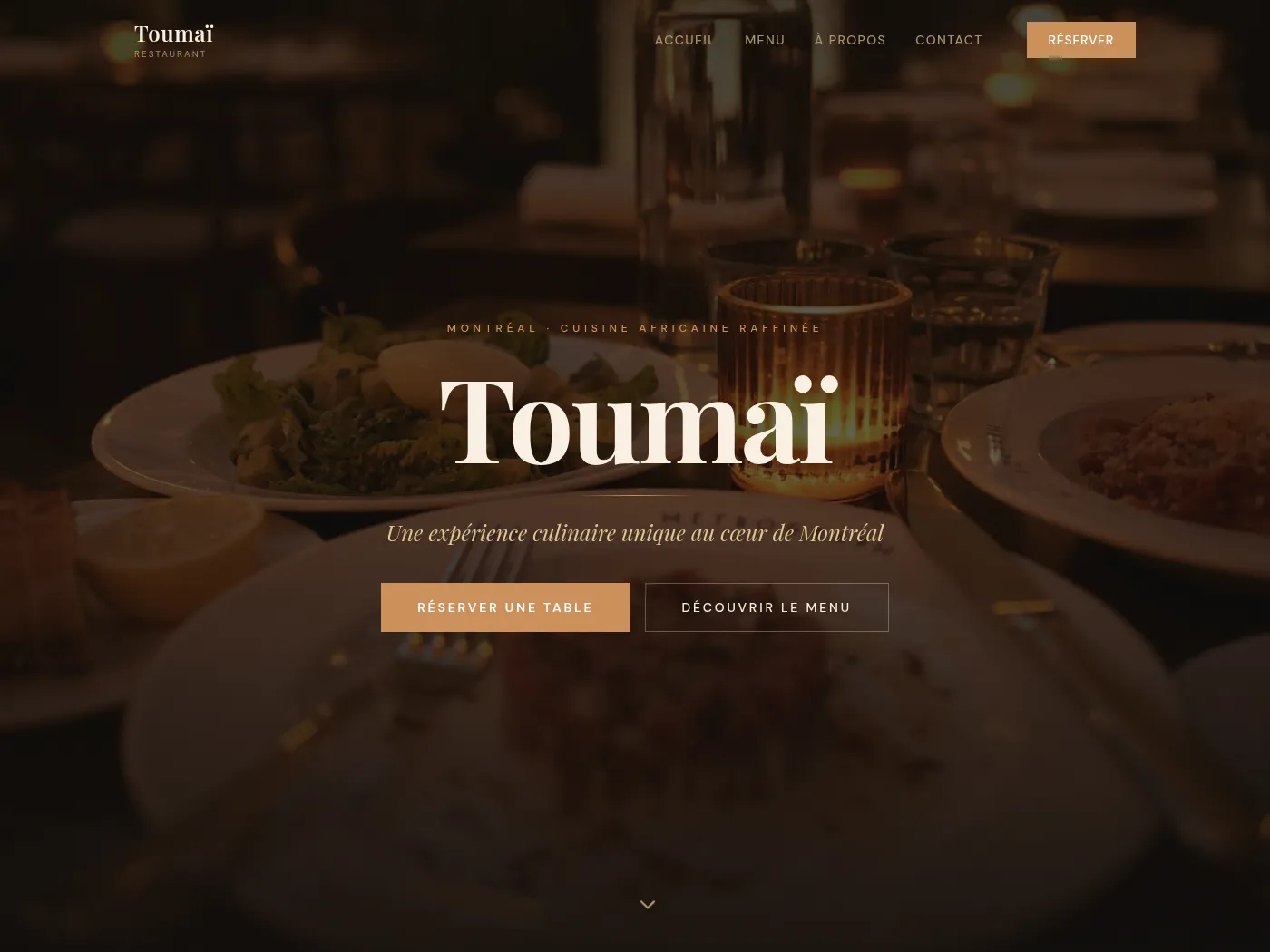 Toumaï Restaurant Web