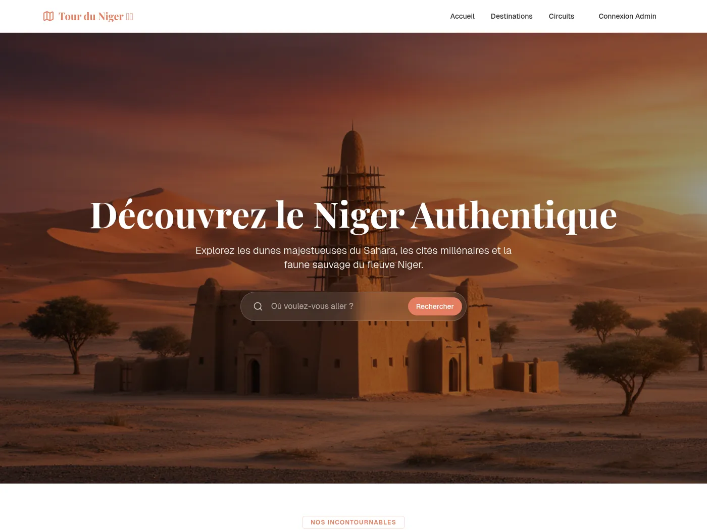 Tour du Niger Web