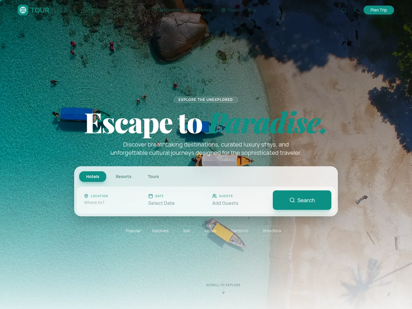 TourBuzz Travel Platform