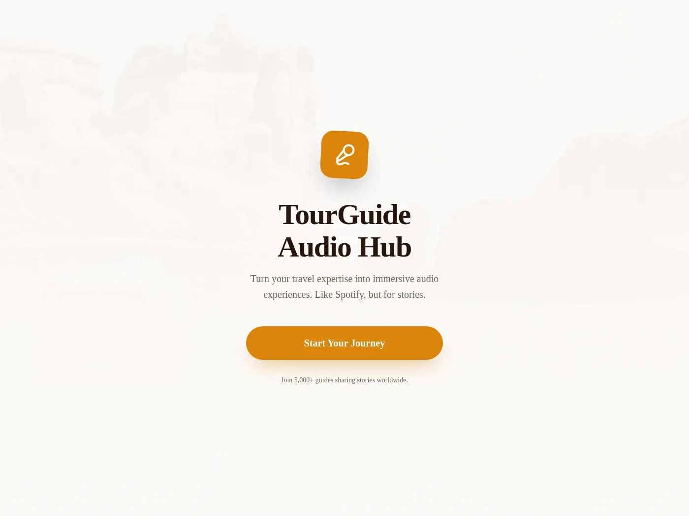 TourGuide Audio Hub