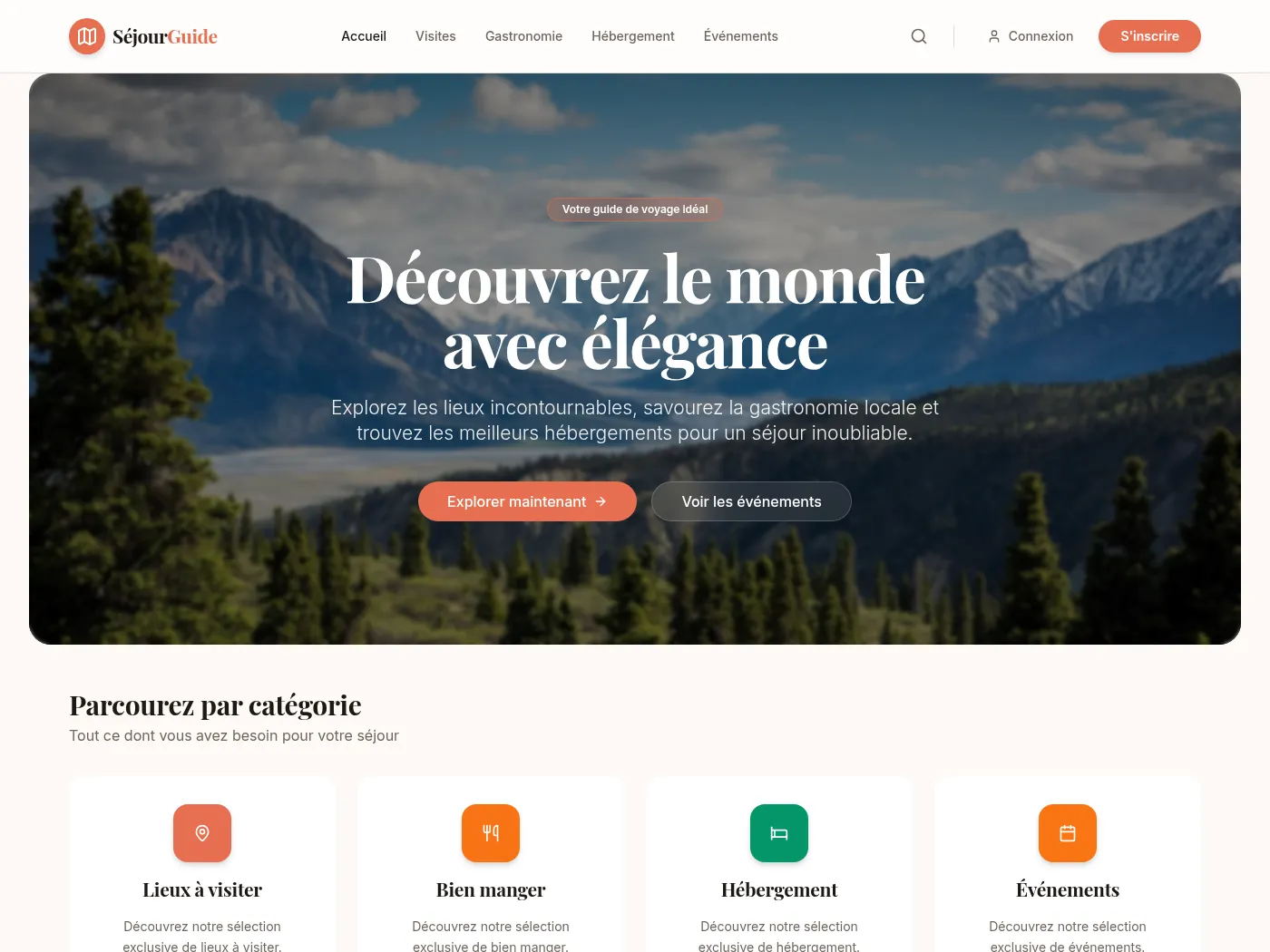 Séjour Touristique Guide