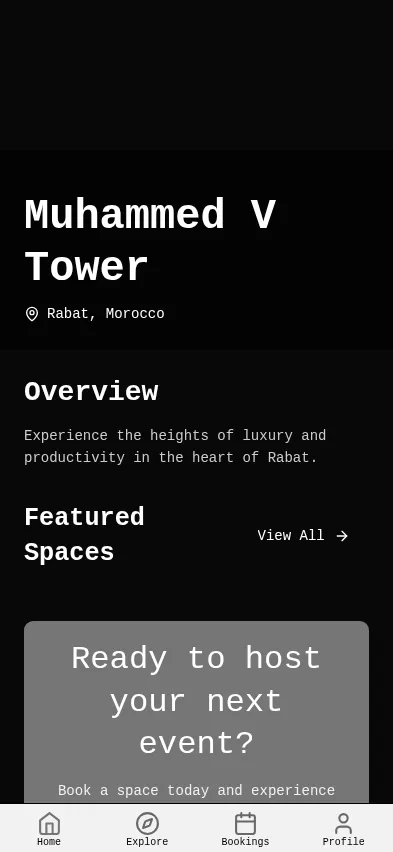 TowerBooking Demo App