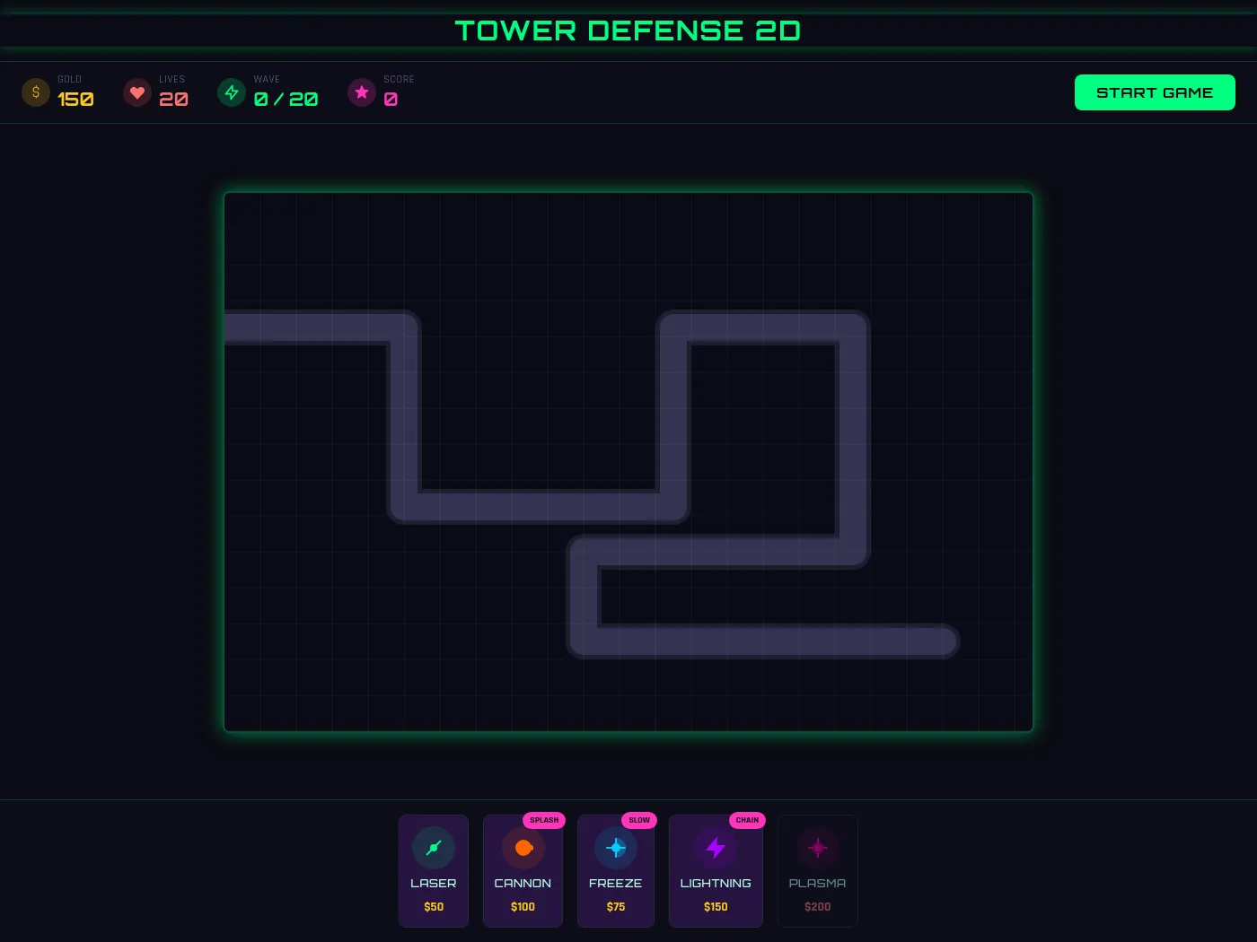 Tower Defend 2D