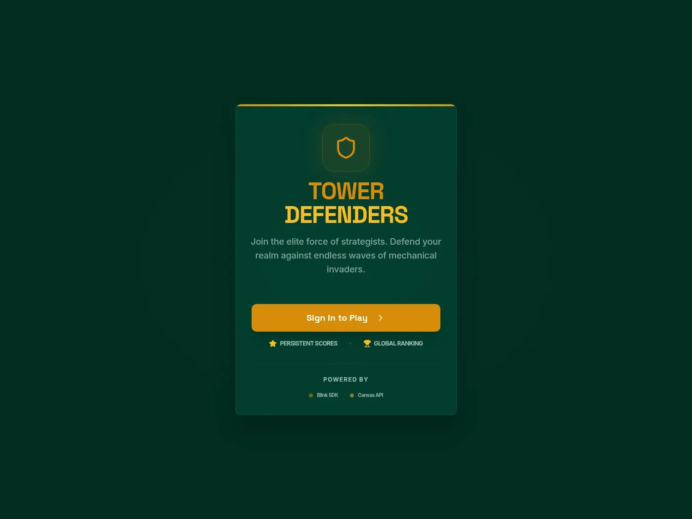 Tower Defenders 2D