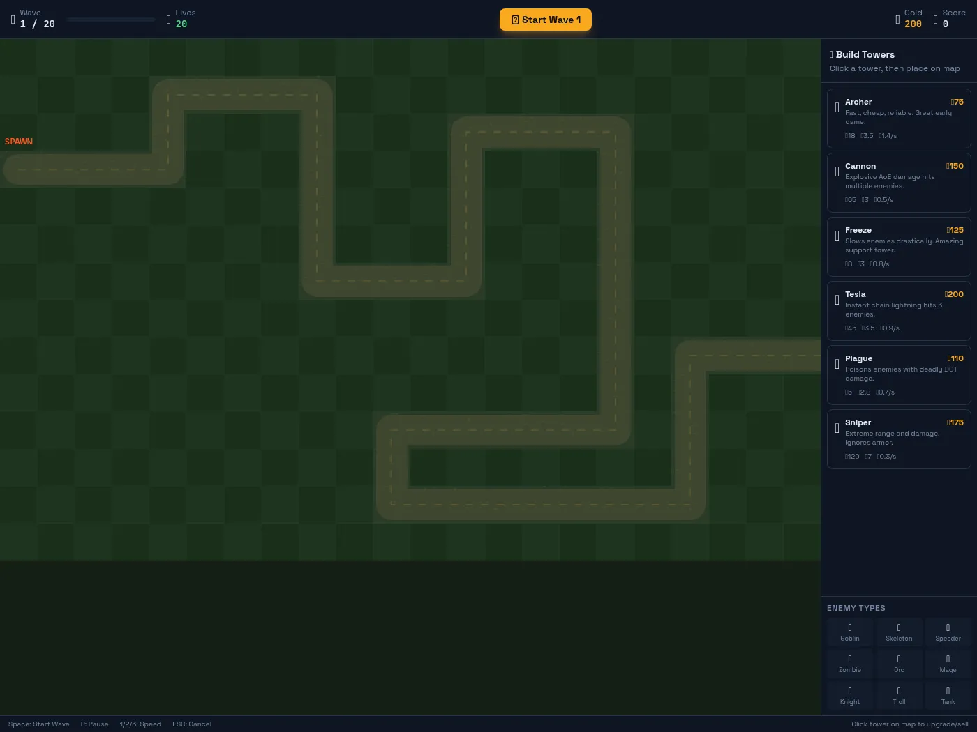 Tower Defense Tactics