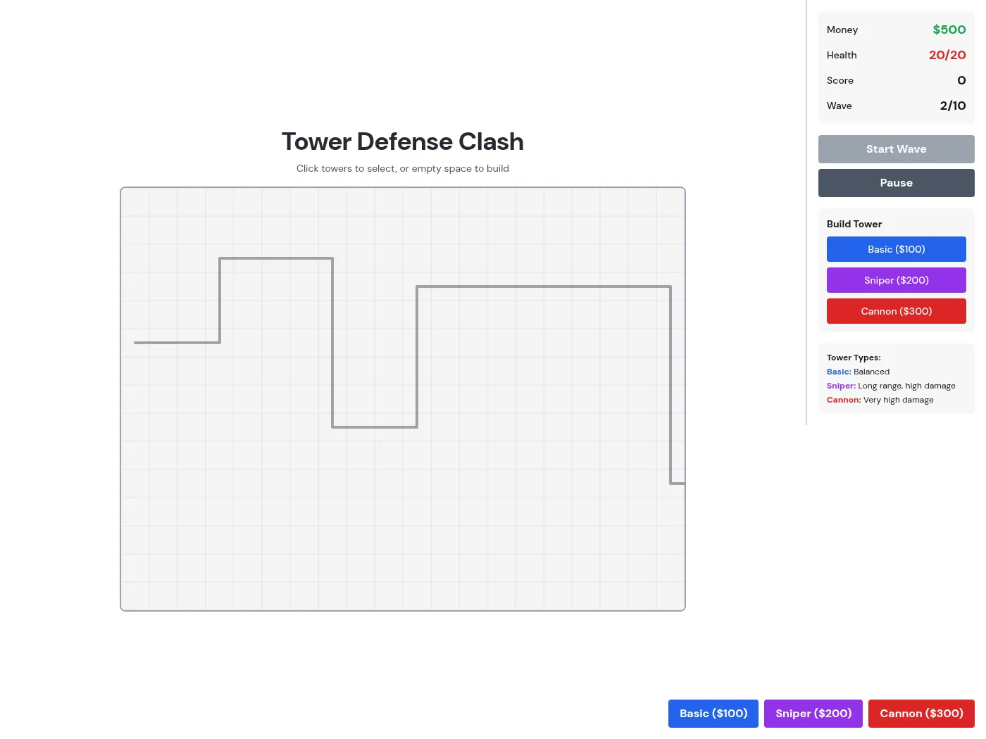 Tower Defense Clash